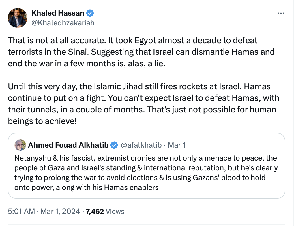 KHALED HASSAN, an Egyptian-born Brit, whose bold statements about the ...