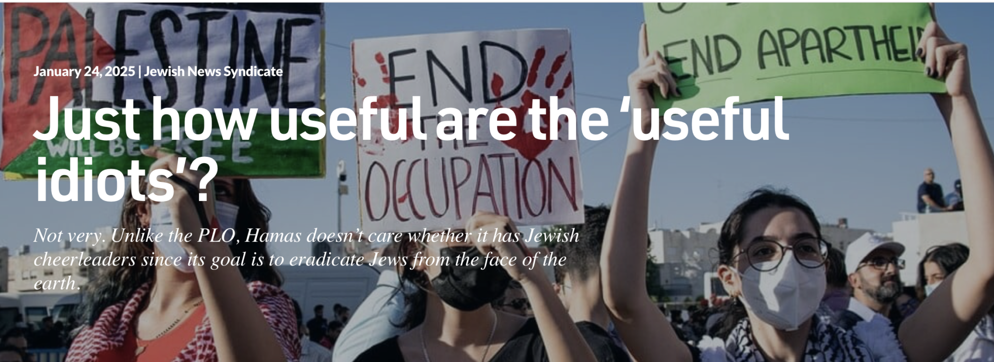 Beware Islam’s “Useful Idiots”